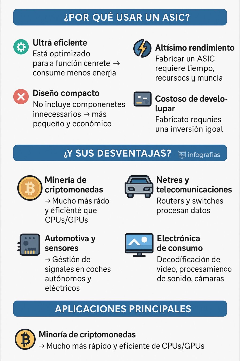 Infografía | ¿Qué es un chip ASIC y para qué se utiliza? - Infografías